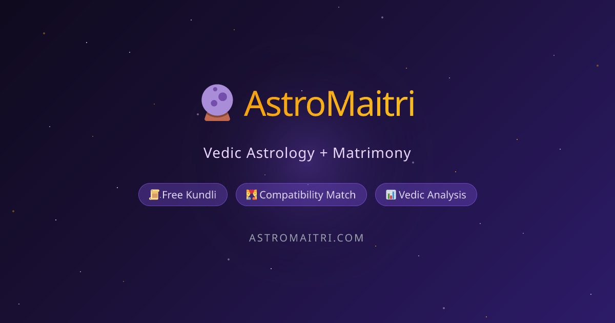 Kundli Matching — 36 Guna Ashtakoot Milan · AstroMaitri | AstroMaitri